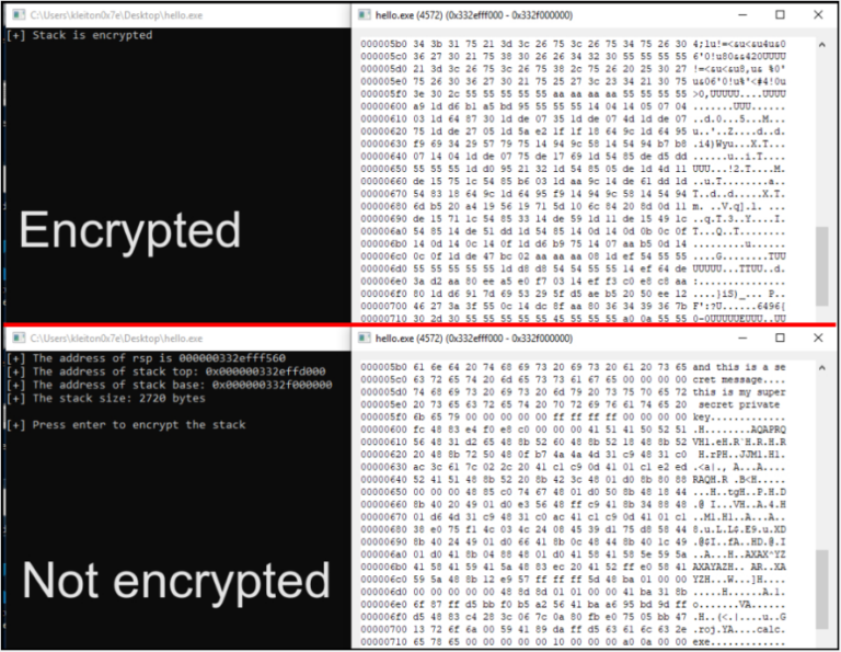 Masking the Implant with Stack Encryption - White Knight Labs