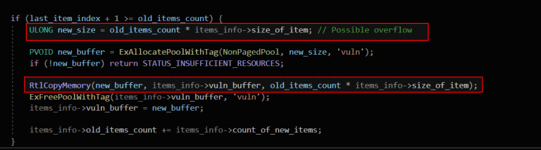 Understanding Integer Overflow In Windows Kernel Exploitation White