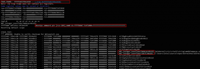 Understanding Integer Overflow In Windows Kernel Exploitation White
