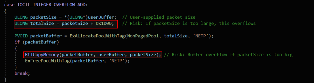 Understanding Integer Overflow in Windows Kernel Exploitation | White Knight Labs