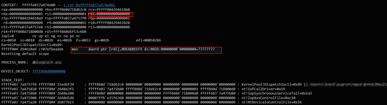 Understanding Null Pointer Dereference in Windows Kernel Drivers | White Knight Labs
